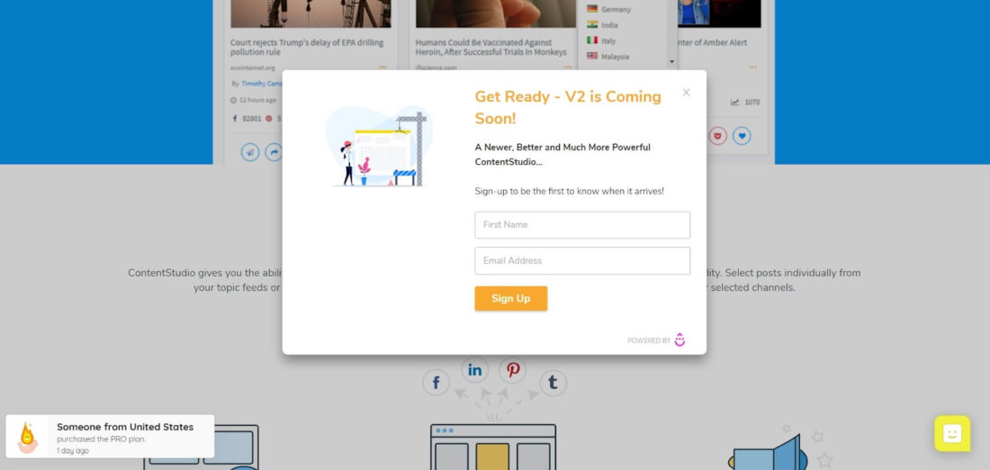 38 Best Website Popup Examples: Pop Up Design & Copy for 2025