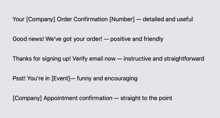 How to create confirmation email: 25 templates for your 2025