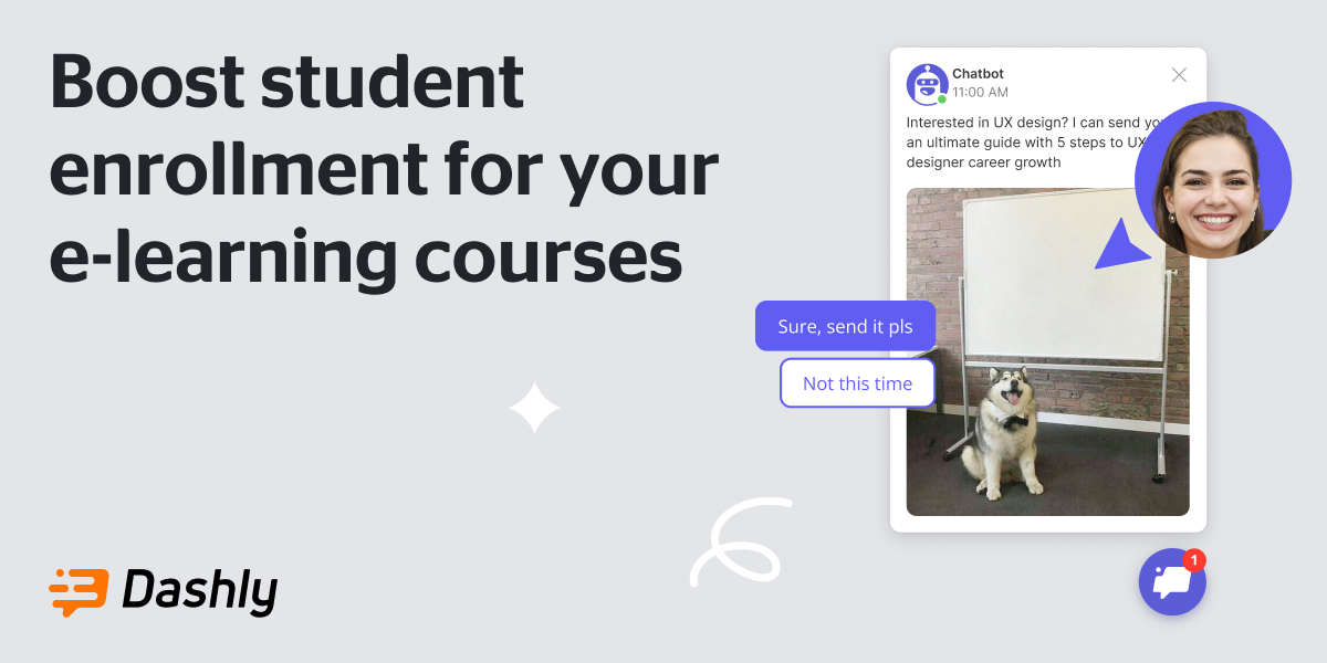 Boost student enrollment for your e-learning courses — Dashly